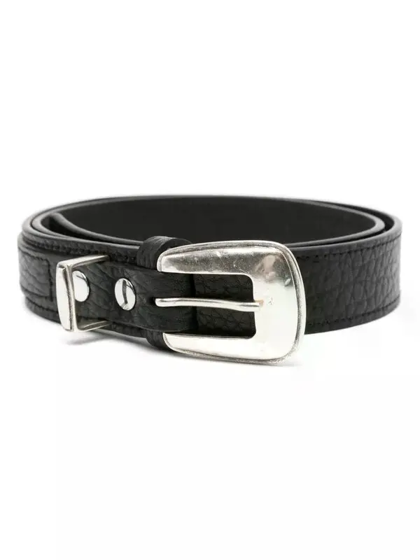 LEMAIRE Minimal Western Belt In Grained Leather