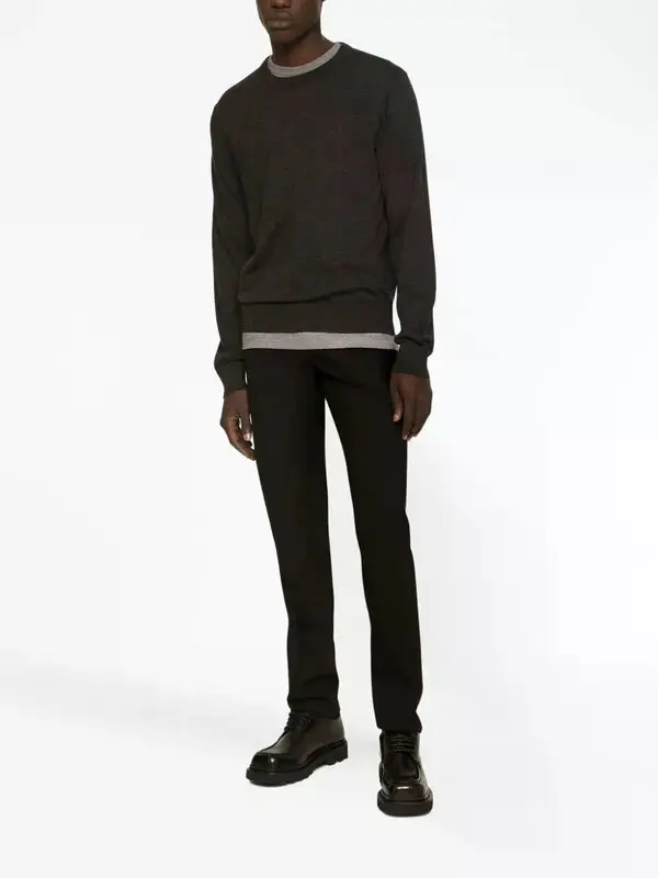 Dolce & Gabbana Round-neck Cashmere Sweater - Grey