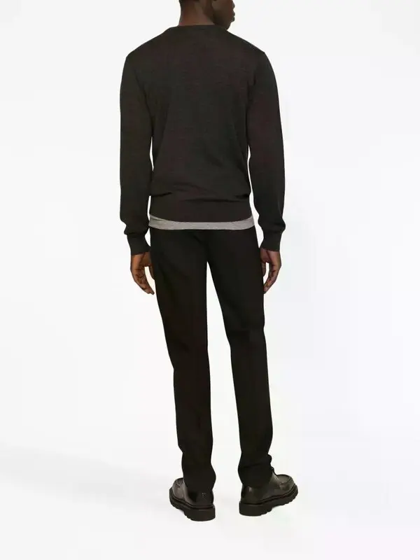 Dolce & Gabbana Round-neck Cashmere Sweater - Grey