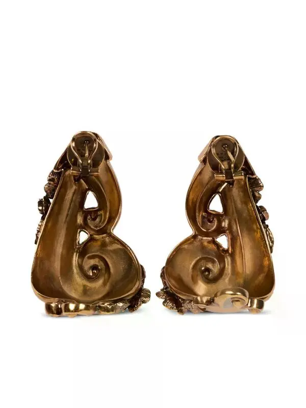 Etro Floral Motif Clip-on Earrings