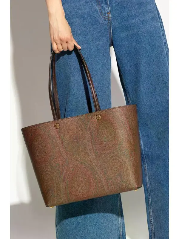 Etro Paisley Jacquard Shopper Tote Bag