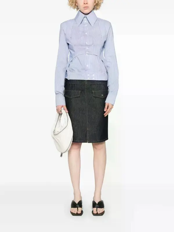 Ottolinger Belted High-collar Shirt