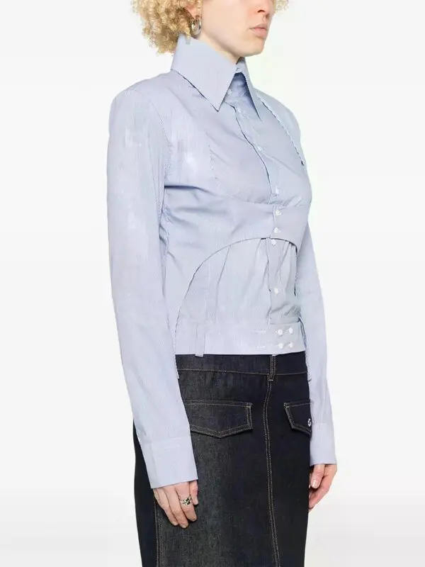 Ottolinger Belted High-collar Shirt