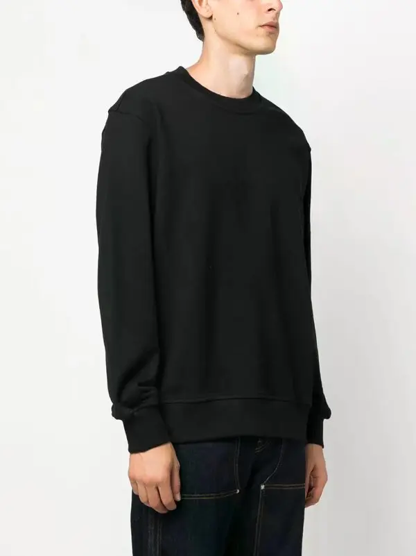 Moose Knuckles Logo Plaque Cotton Sweatshirt - Black