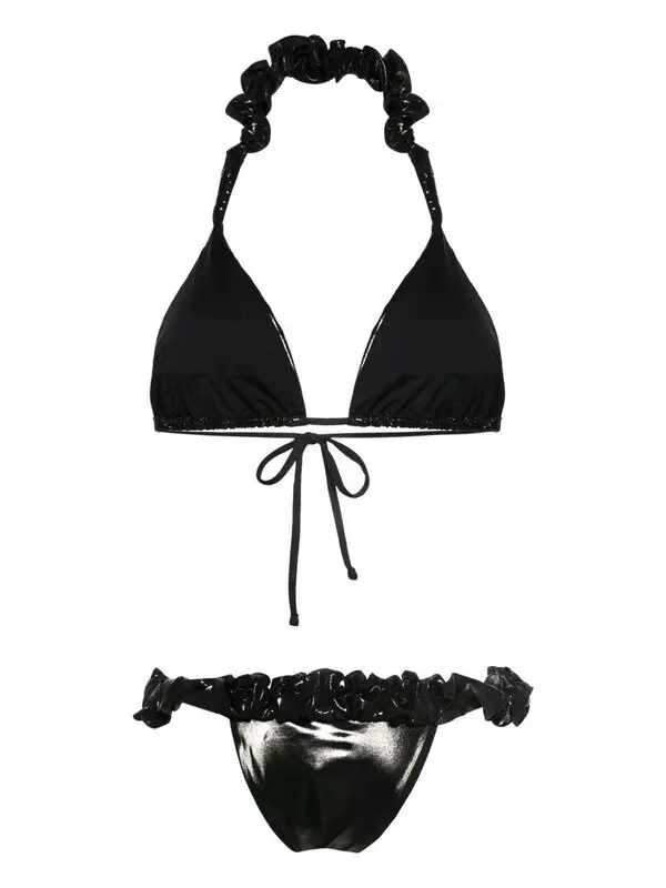 PARAMIDONNA Metallic-finish Bikini Set