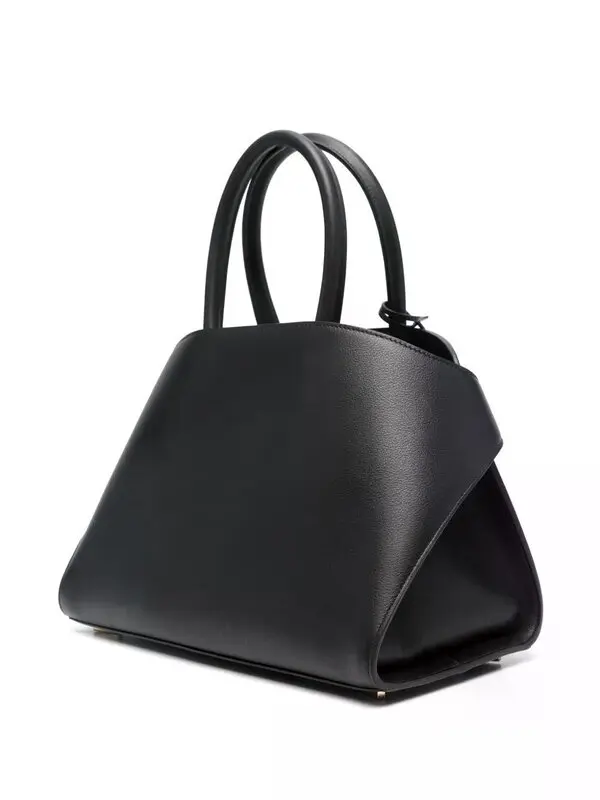 FERRAGAMO Medium Gancini-buckle Tote Bag - Black