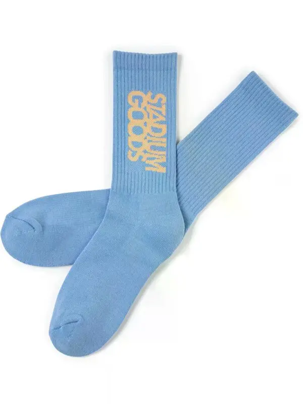 STADIUM GOODS Logo Crew Socks - Blue