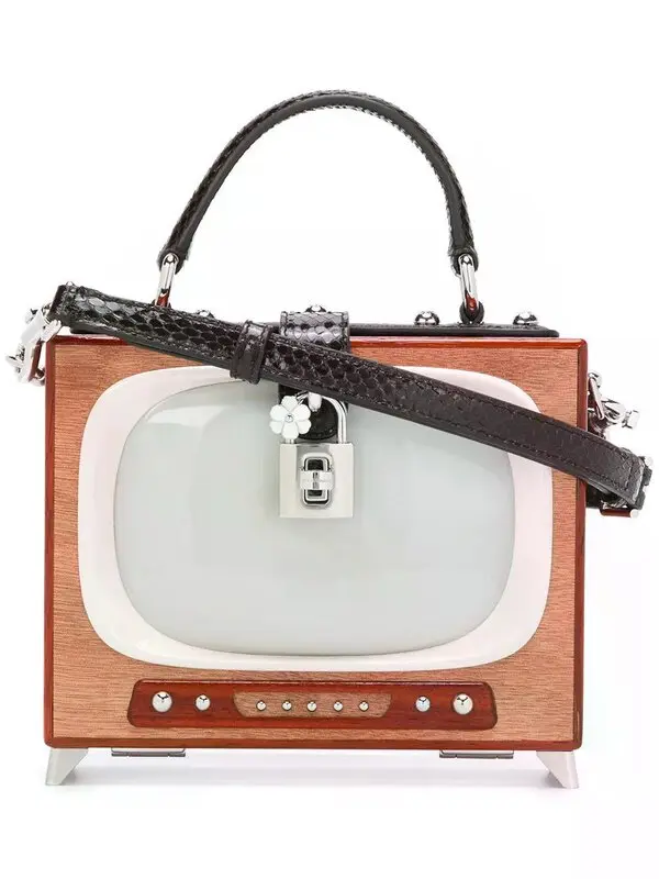 Dolce & Gabbana Dolce Box Top-handle Bag - Brown