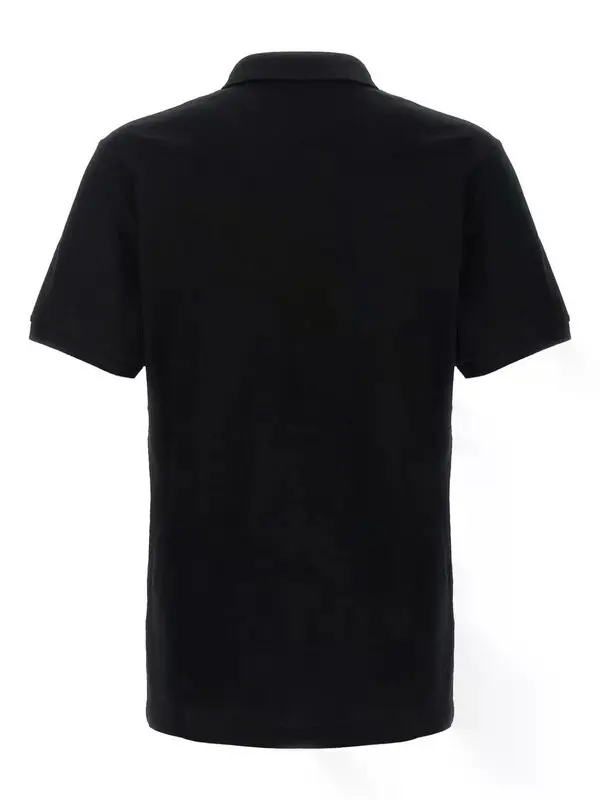 Moschino Logo-embroidered Polo Shirt - Black