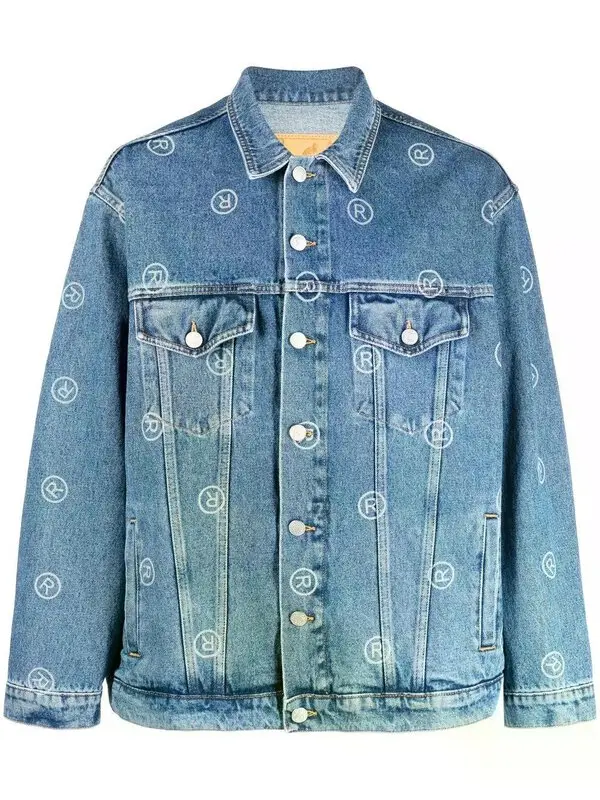 Martine Rose Motif-print Denim Jacket