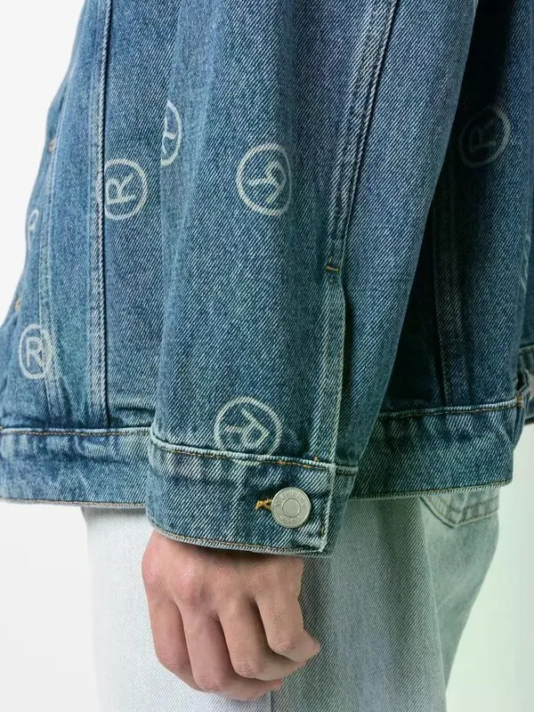 Martine Rose Motif-print Denim Jacket