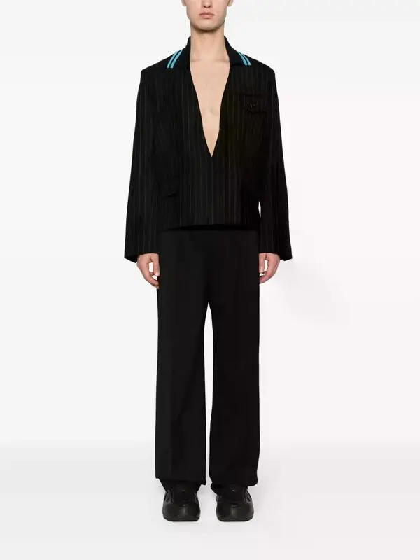 BOTTER Striped Knit-collar Jacket