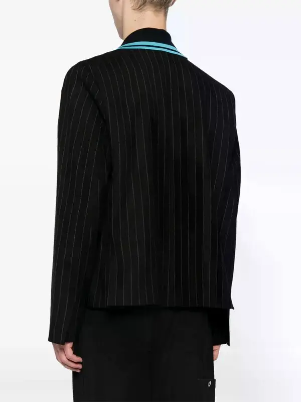 BOTTER Striped Knit-collar Jacket