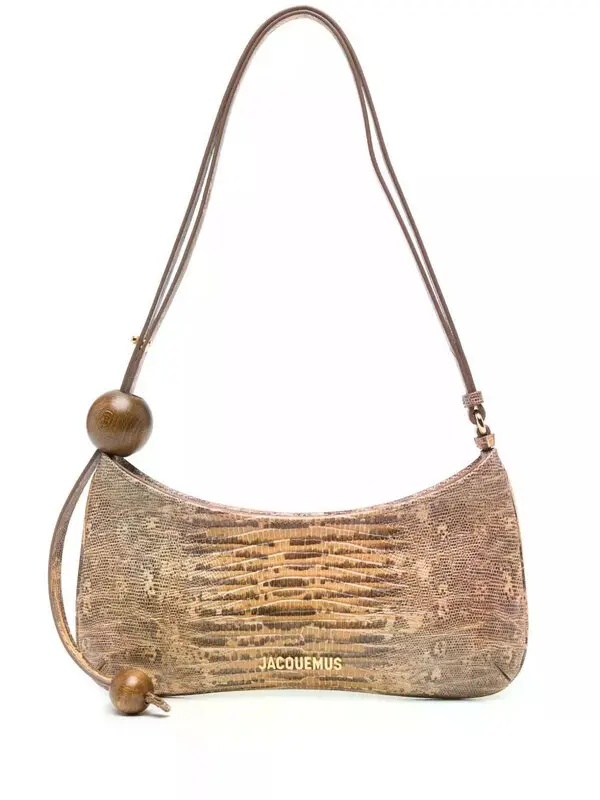 Jacquemus Le Bisou Perle Shoulder Bag - Brown
