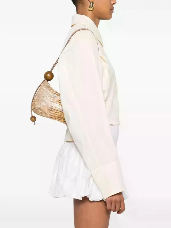 Jacquemus Le Bisou Perle Shoulder Bag - Brown