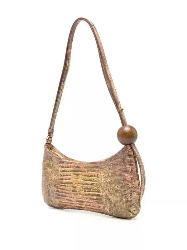 Jacquemus Le Bisou Perle Shoulder Bag - Brown