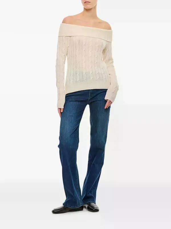 Ralph Lauren Off-shoulder Sweater - Neutrals