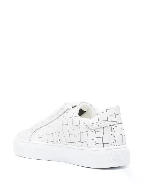 HIDE&JACK Essence Croco Textured Sneakers