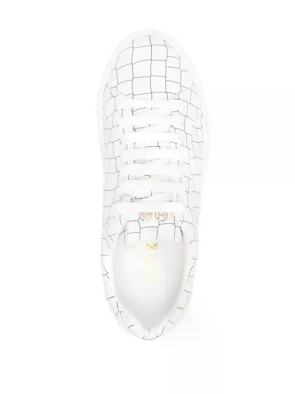 HIDE&JACK Essence Croco Textured Sneakers