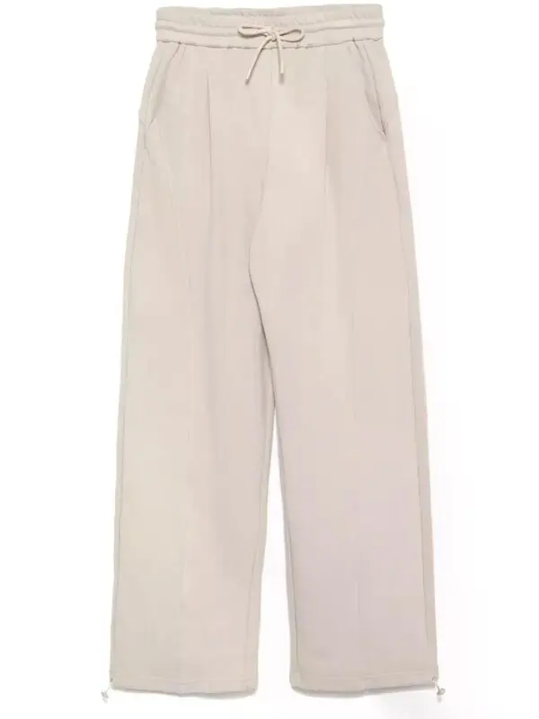 B+AB Panelled Cotton Track Pants - Neutrals