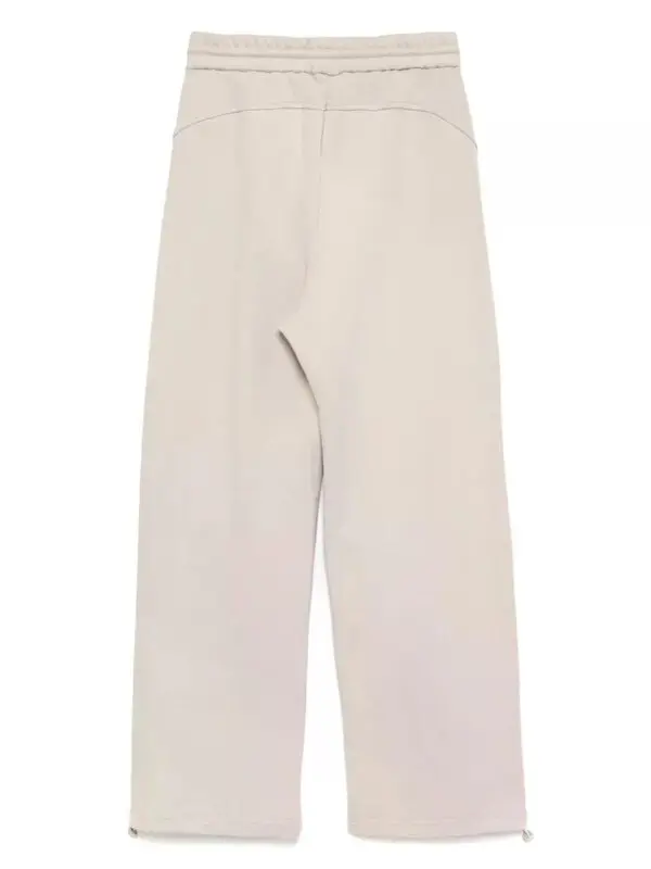 B+AB Panelled Cotton Track Pants - Neutrals