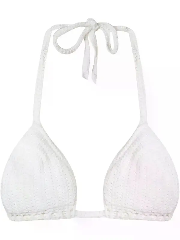AMIR SLAMA Knit Triangle Bikini Top