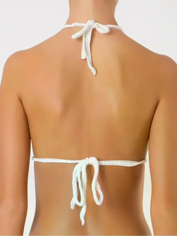 AMIR SLAMA Knit Triangle Bikini Top