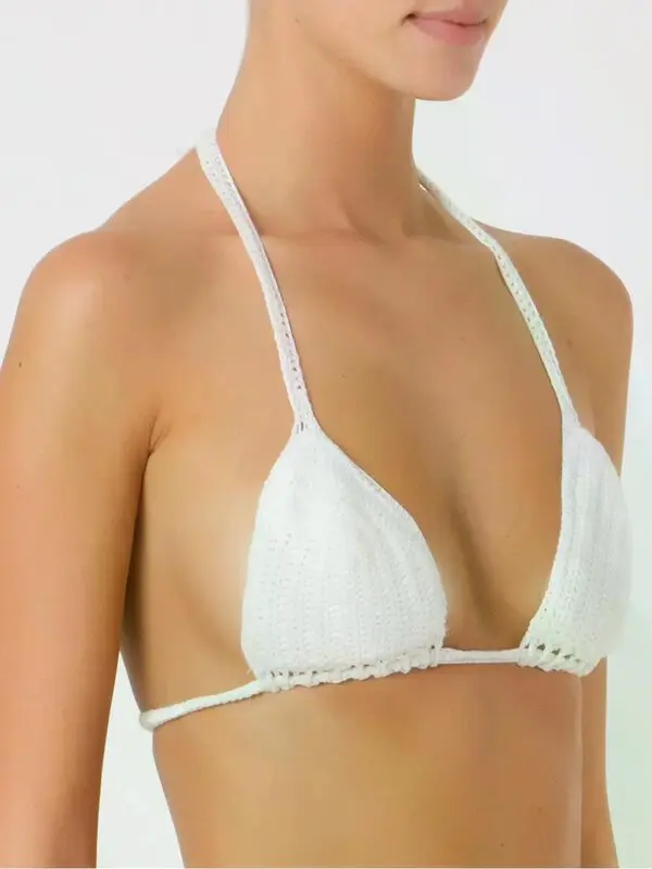 AMIR SLAMA Knit Triangle Bikini Top