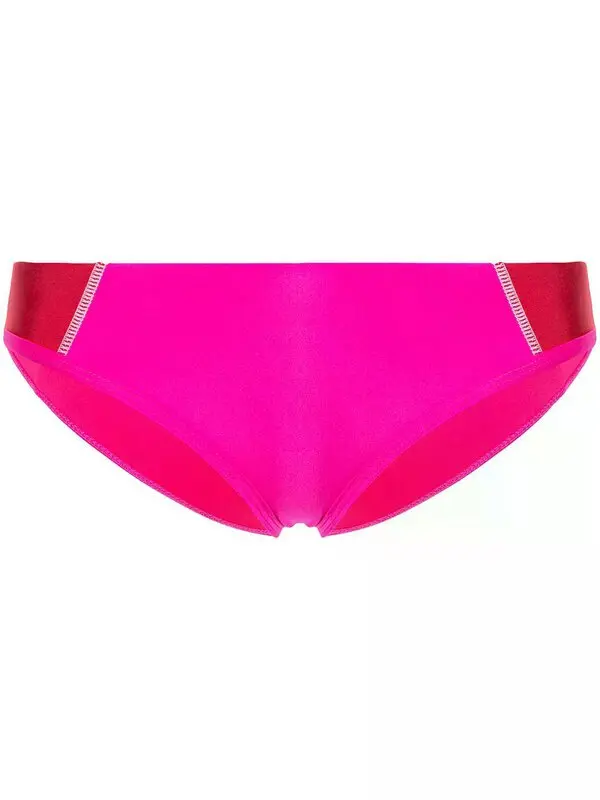 DUSKII Ella Two-tone Bikini Bottom - Red