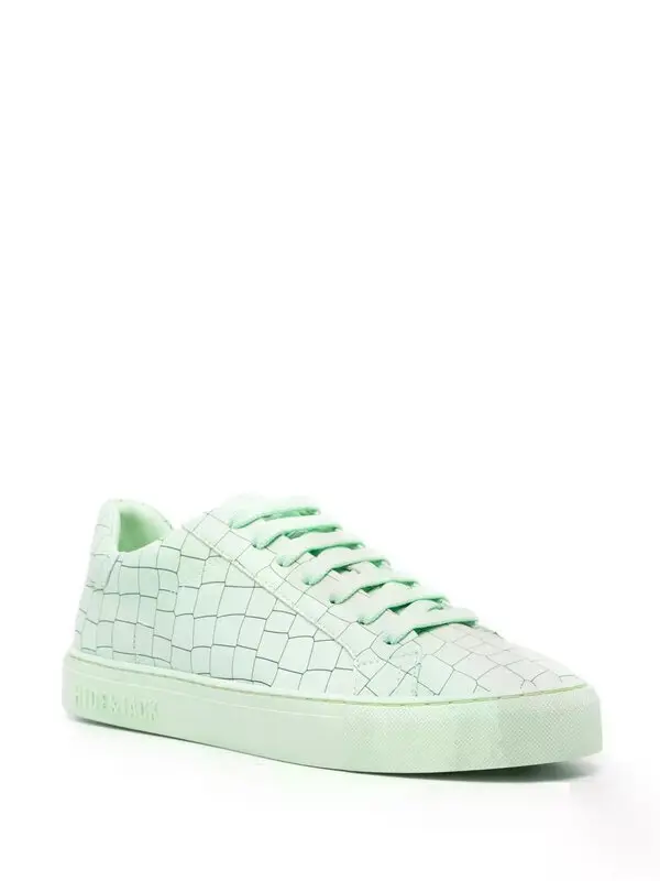 HIDE&JACK Essence Croco Textured Sneakers
