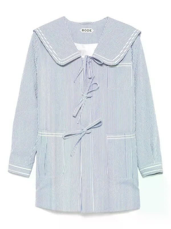 BODE Club Stripe Sailor Coat