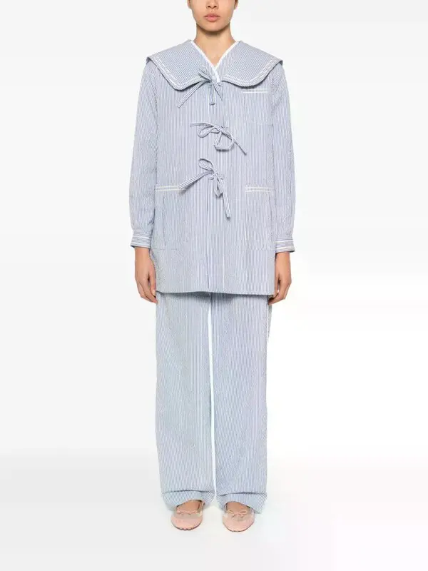BODE Club Stripe Sailor Coat