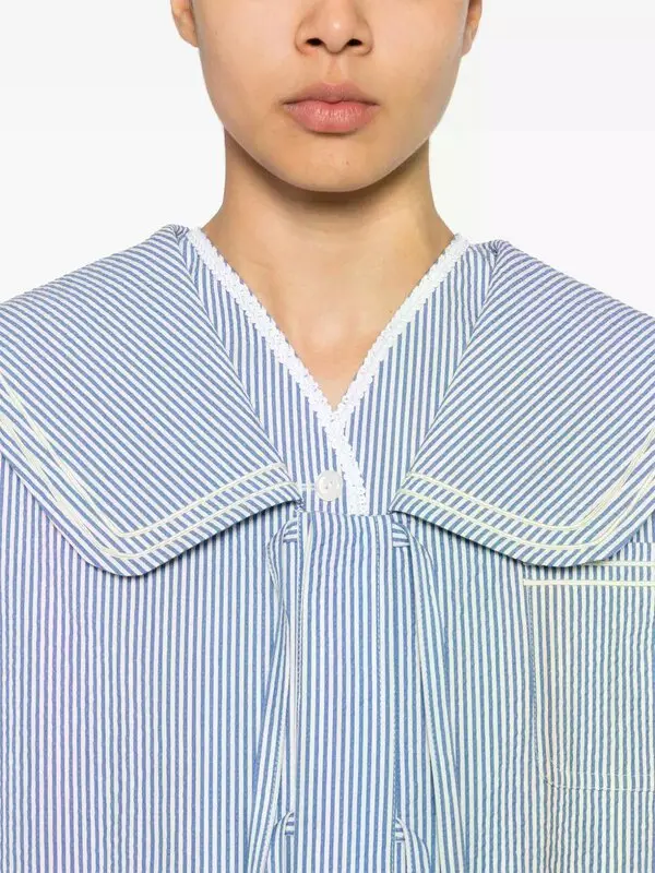BODE Club Stripe Sailor Coat