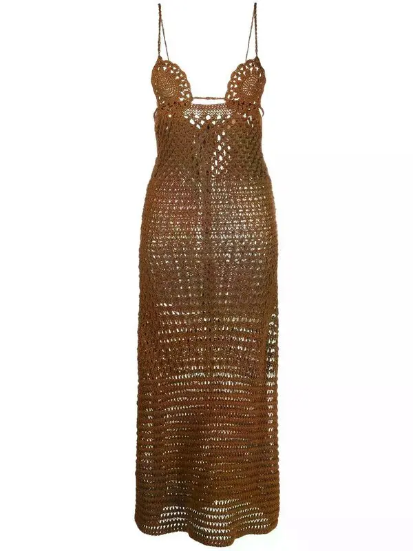 Alanui Mother Nature Crochet Dress