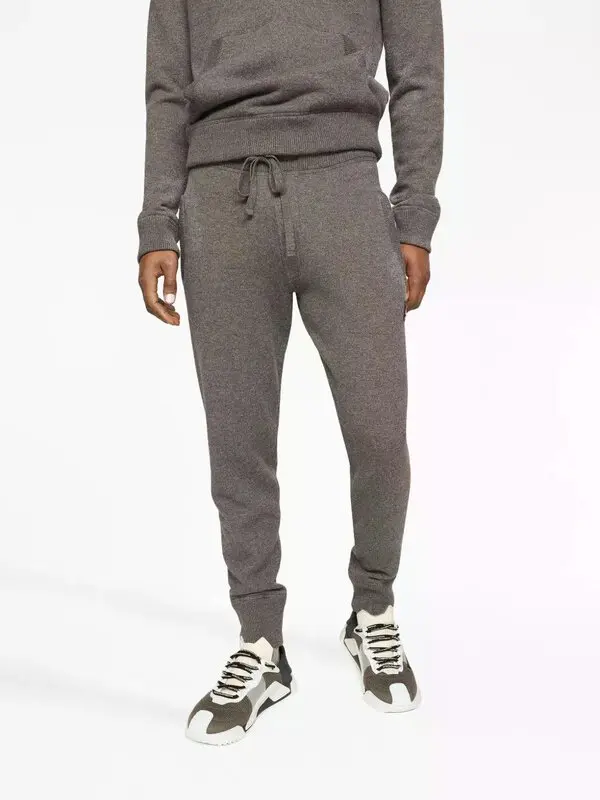 Dolce & Gabbana Wool-cashmere Track Pants