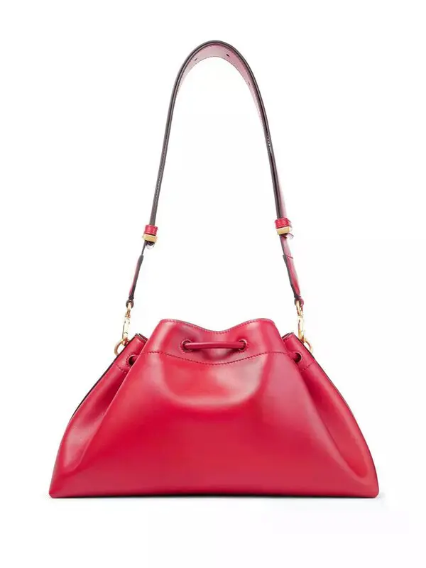 JIMMY CHOO Leather Medium Cinch Shoulder Bag