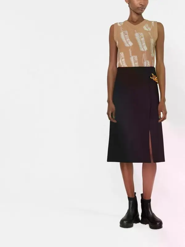 Stella McCartney Falabella Chain A-line Skirt