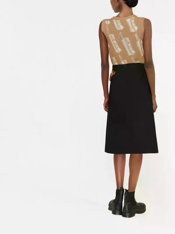Stella McCartney Falabella Chain A-line Skirt