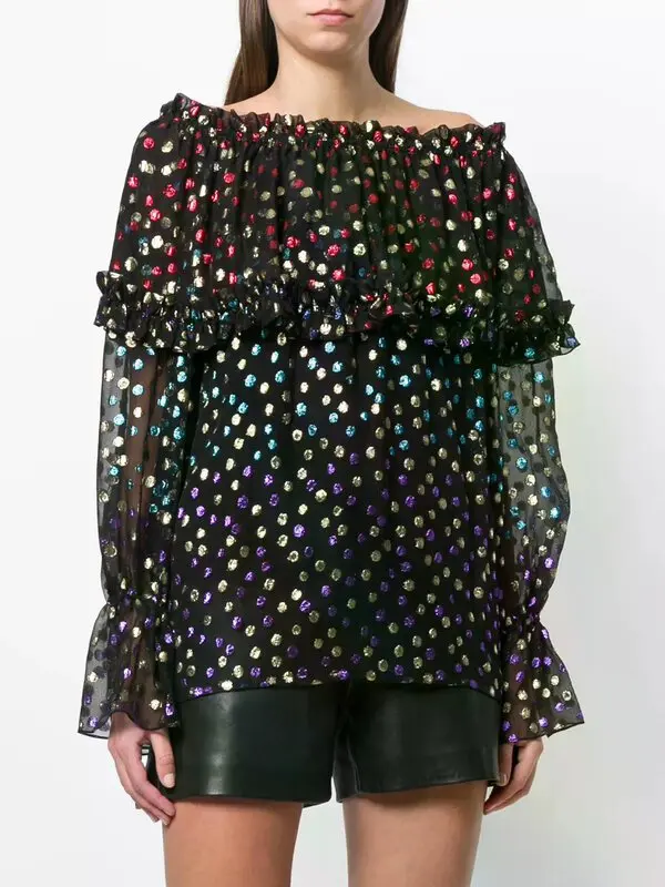 Saint Laurent Fil-coupé Blouse
