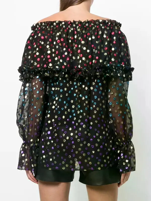 Saint Laurent Fil-coupé Blouse