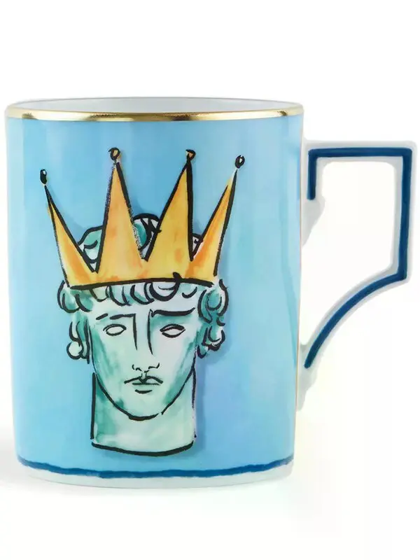 GINORI 1735 Il Viaggio Di Nettuno Mug - Blue