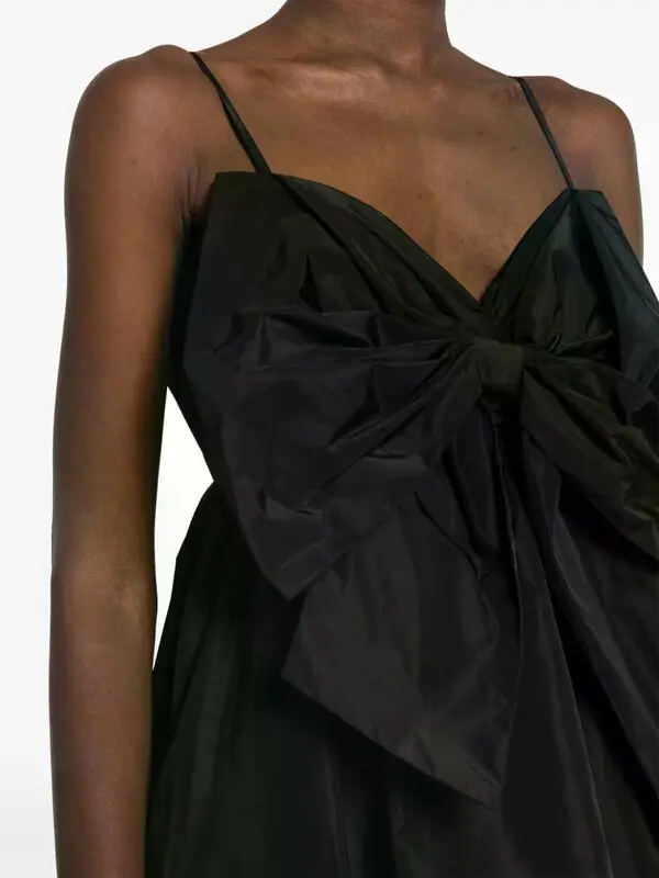 TWINSET Bow-detail Taffeta Mini Dress