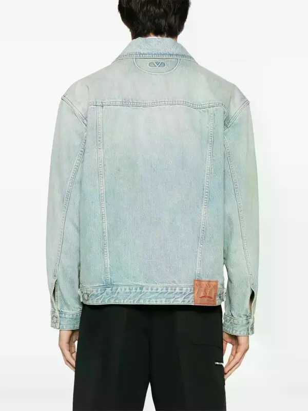 Valentino Garavani Logo-embossed Denim Jacket