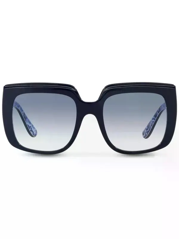 Dolce & Gabbana Oversized Square-frame Sunglasses - Blue