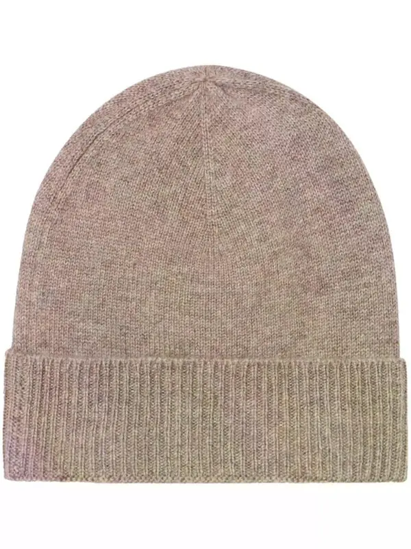 Brooks Brothers Cashmere Beanie - Neutrals