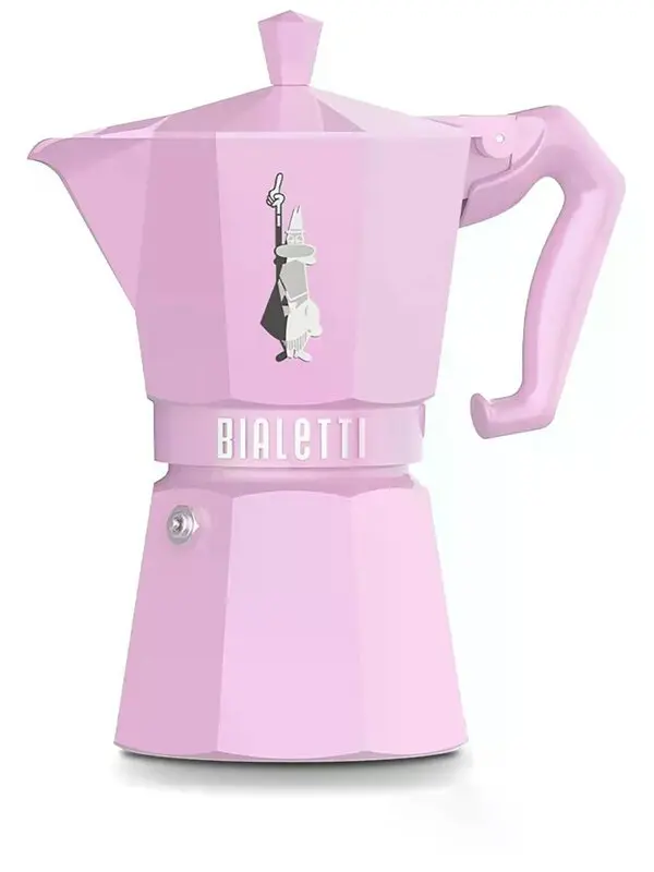 BIALETTI Moka Express Lasered-alfonso Coffee Maker - Pink