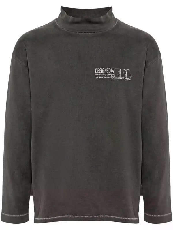 ERL Logo-print Turtleneck T-shirt