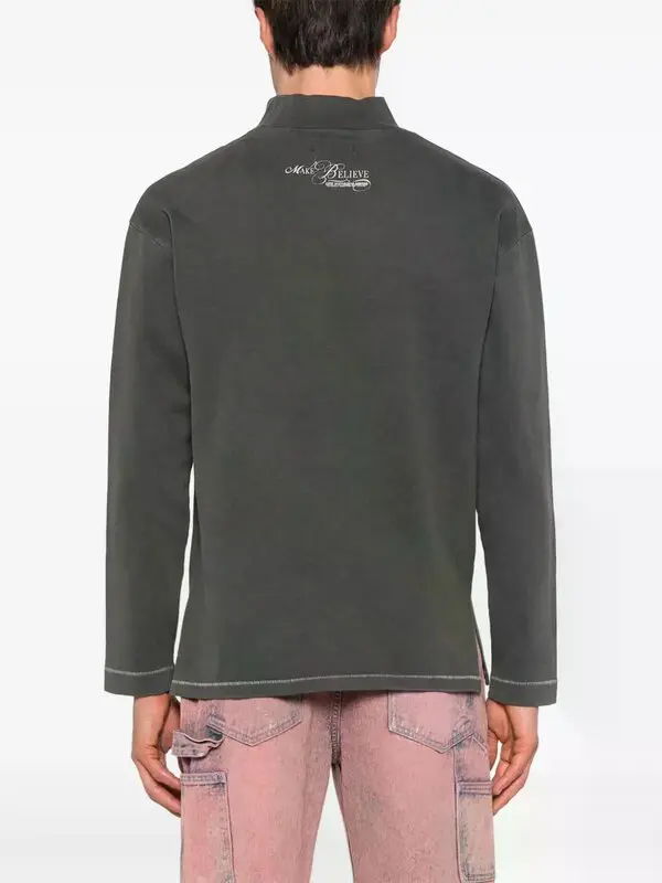ERL Logo-print Turtleneck T-shirt