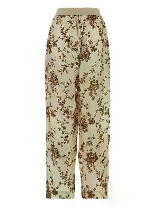 UMA WANG Floral-print Trousers
