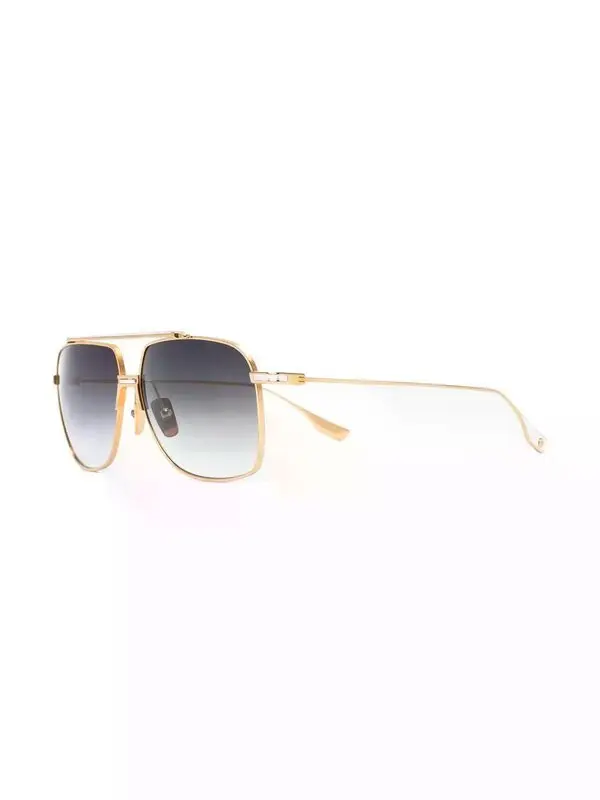 Dita Double-bridge Pilot-frame Sunglasses